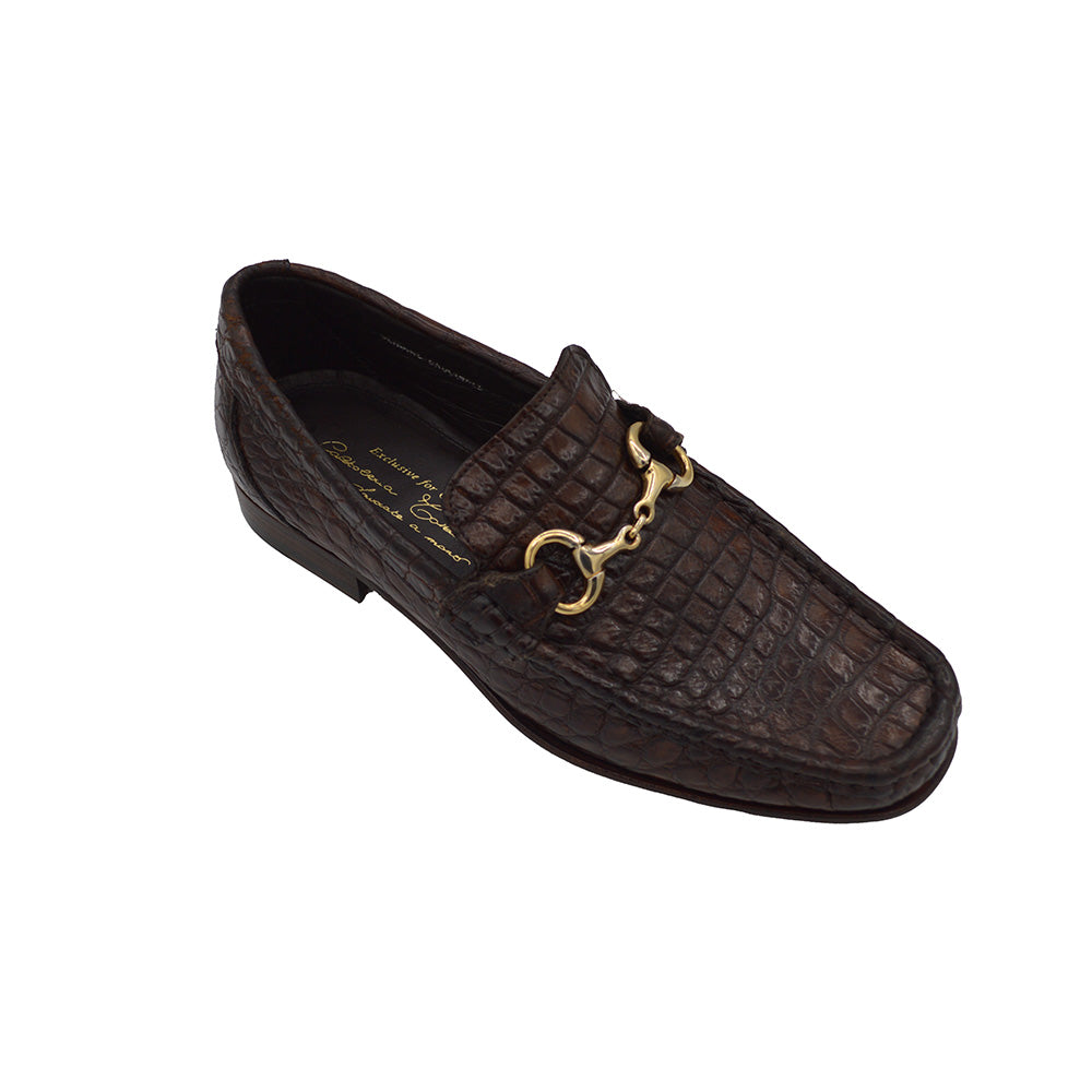 Calzoleria Toscana Alligator Loafers | Cellini Uomo