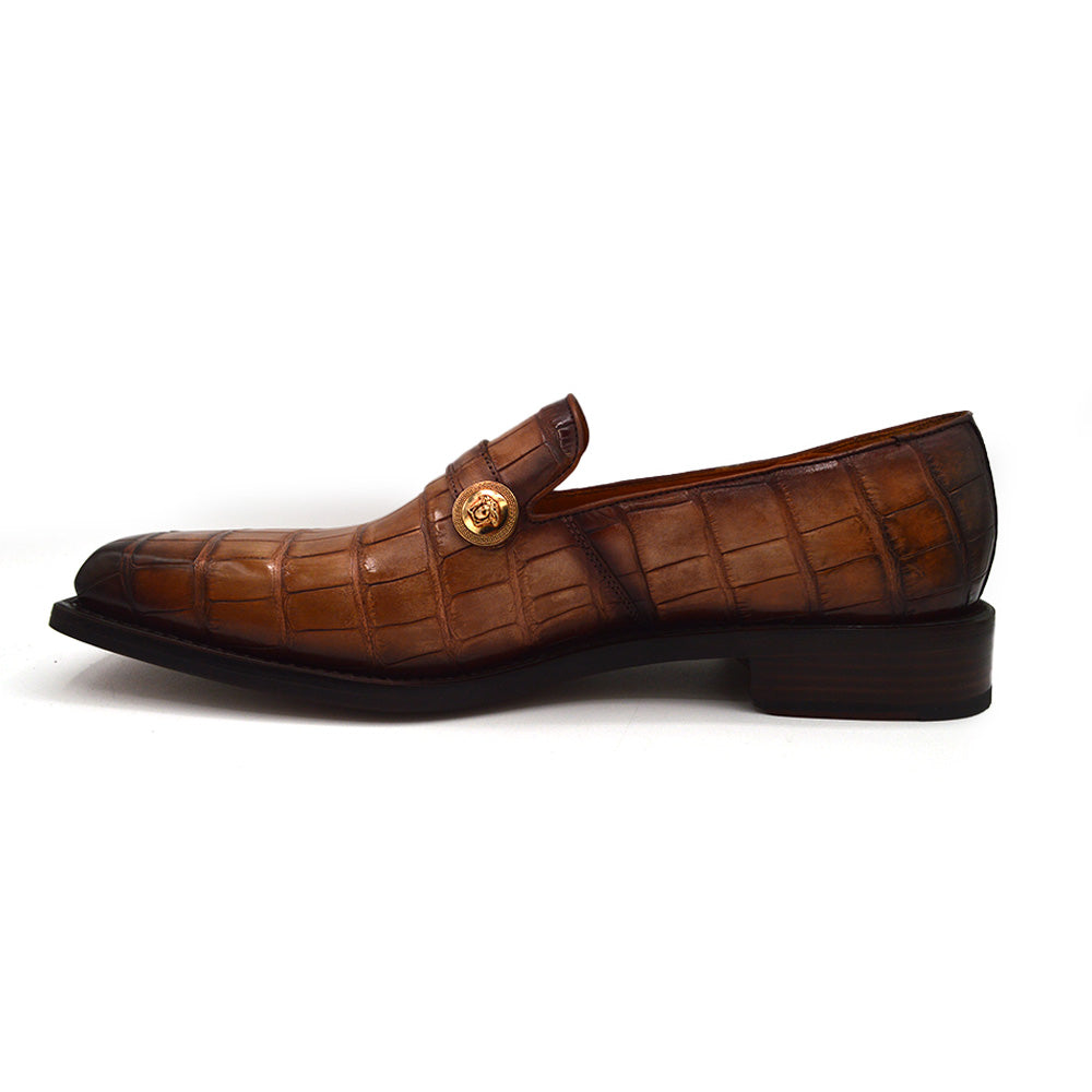 Sheriff Collection 22130 Alligator Square Dress Shoe – Cellini Uomo